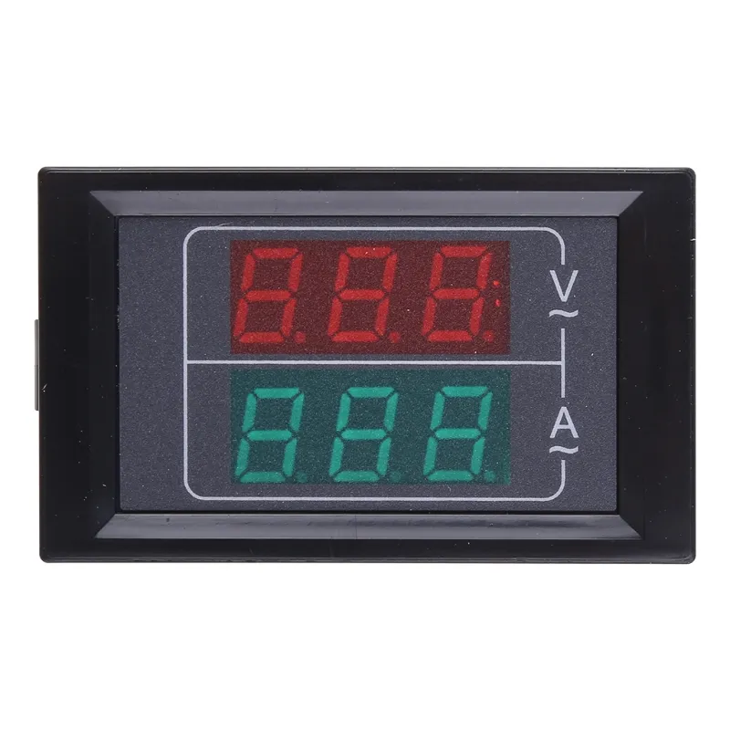 Mini Digital Voltmeter Ammeter AC 50 500V 0 600V LED Display Voltage ...