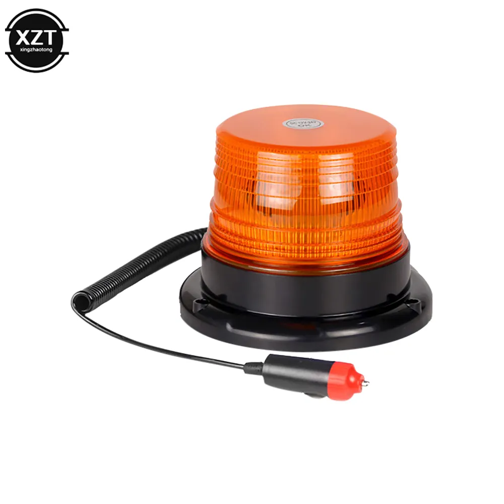 Amber 12V/24V Magnetic Mounted Vehicle LED Strobe Warning Light for ...
