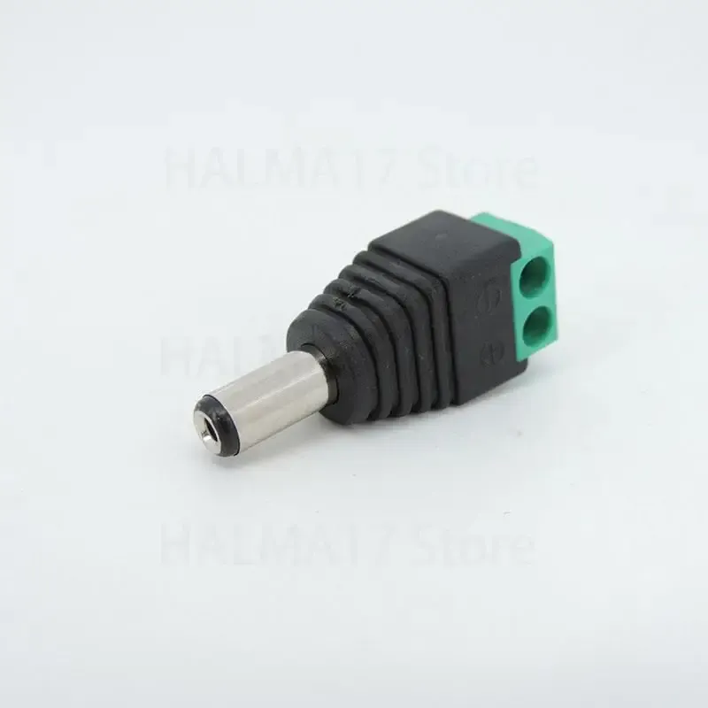 DC Male Female Jack Plug Power Connector 2.1×5.5mm Terminal Adapter ...