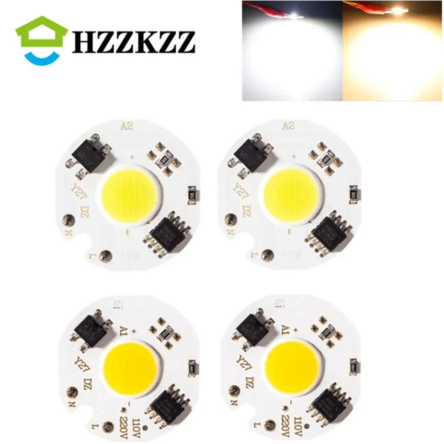 DHgate.com:High Power LED COB Chip Lamp 3W-12W, 220V Smart IC No Driver ...