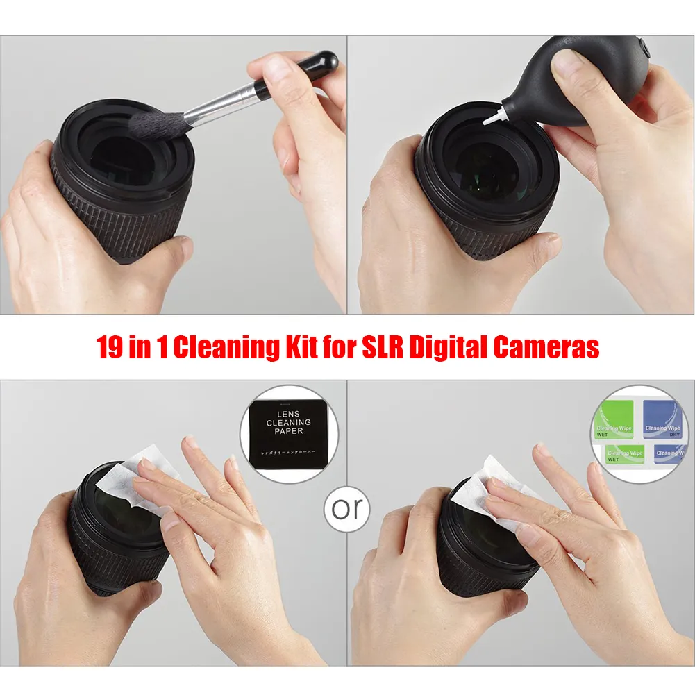 DHgate.com:19Pcs Professional Camera Cleaning Kit for DSLR Lenses and ...