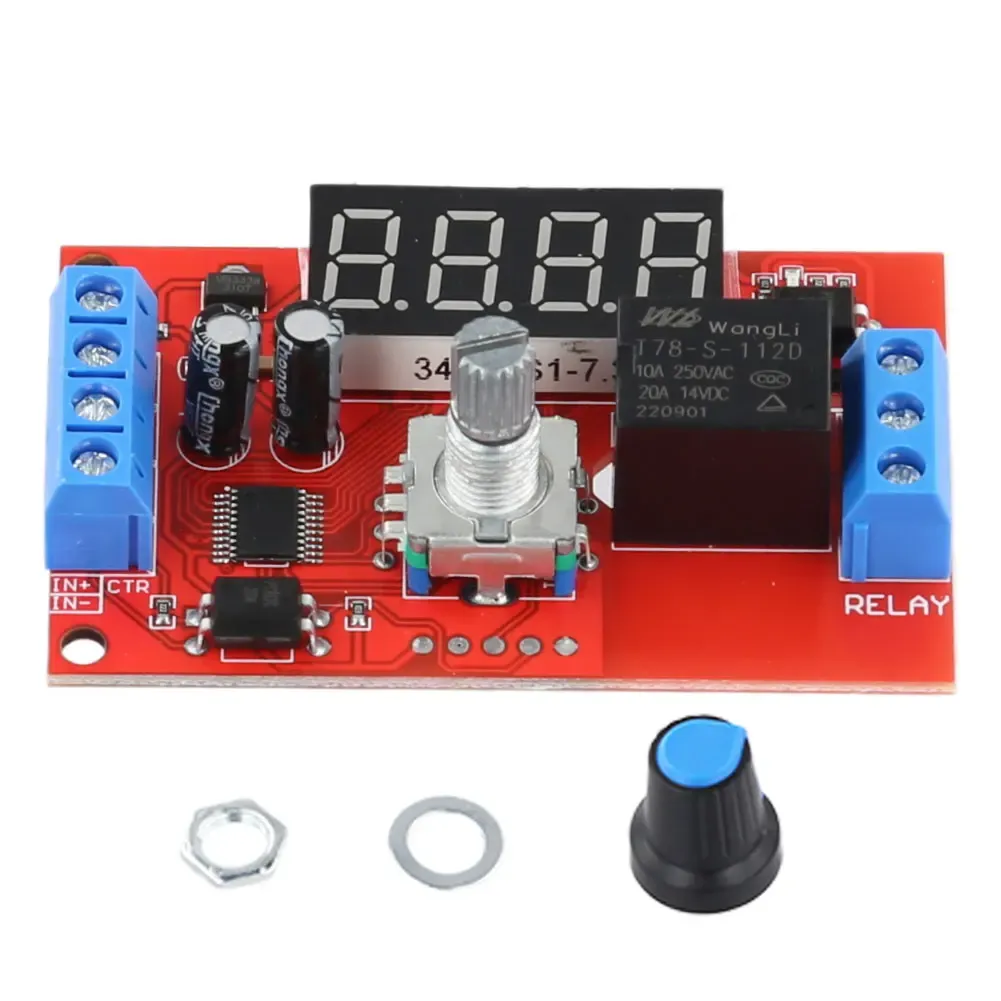 Adjustable Timer Delay Relay Module - Precise Time Control Switch ...