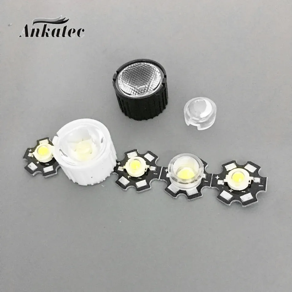 DHgate.com:PMMA LED Lenses with Brackets for High Power Lamp Beads - 50 ...