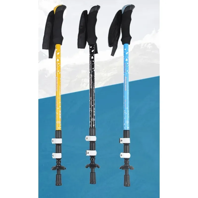 Best Folding Hiking Poles: 135CM Aluminum Ultralight Telescopic ...