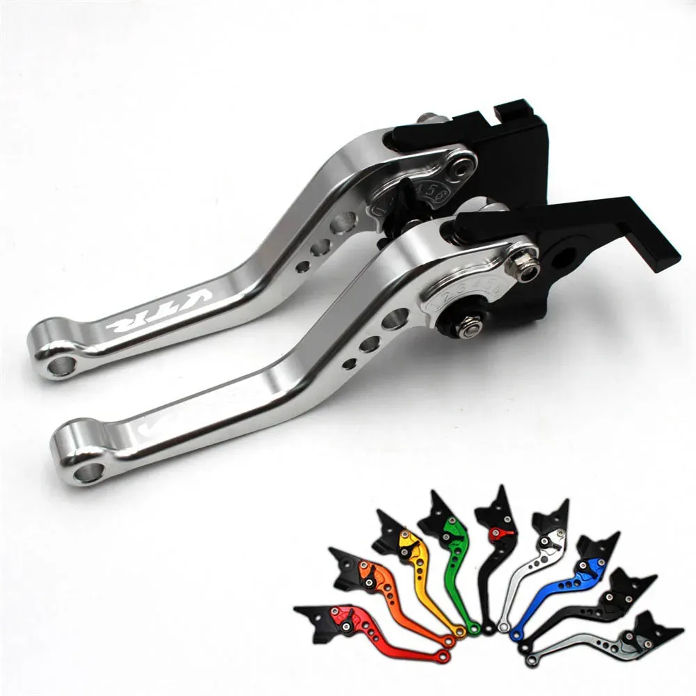 CNC Aluminum Red Short Brake Clutch Levers for Honda VTR1000F Firestorm ...