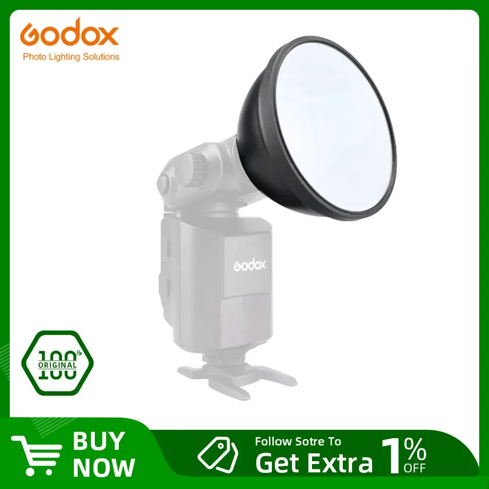 Godox AD-S2 Standard Reflector with Soft Diffuser for WITSTRO Flash ...