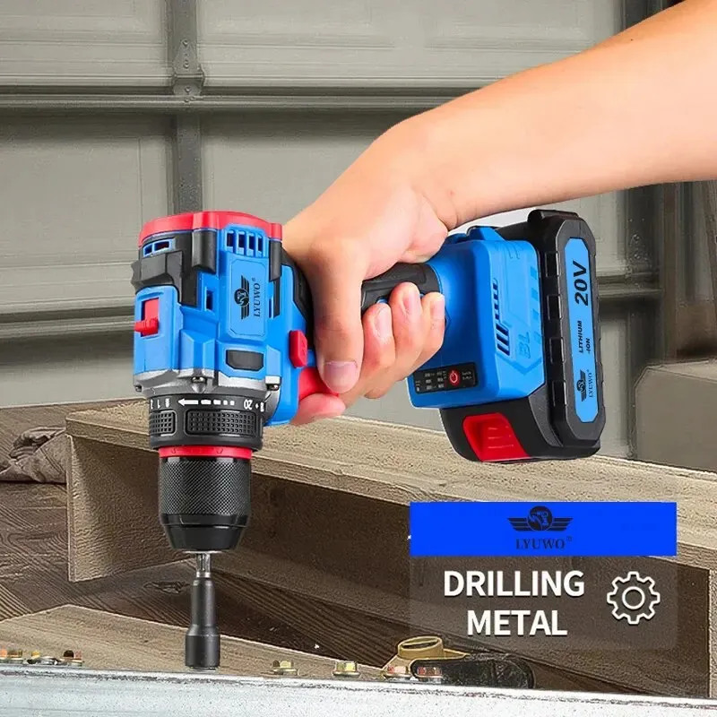 Cordless Drill Screwdriver: Compact Battery Powered Drill With ...