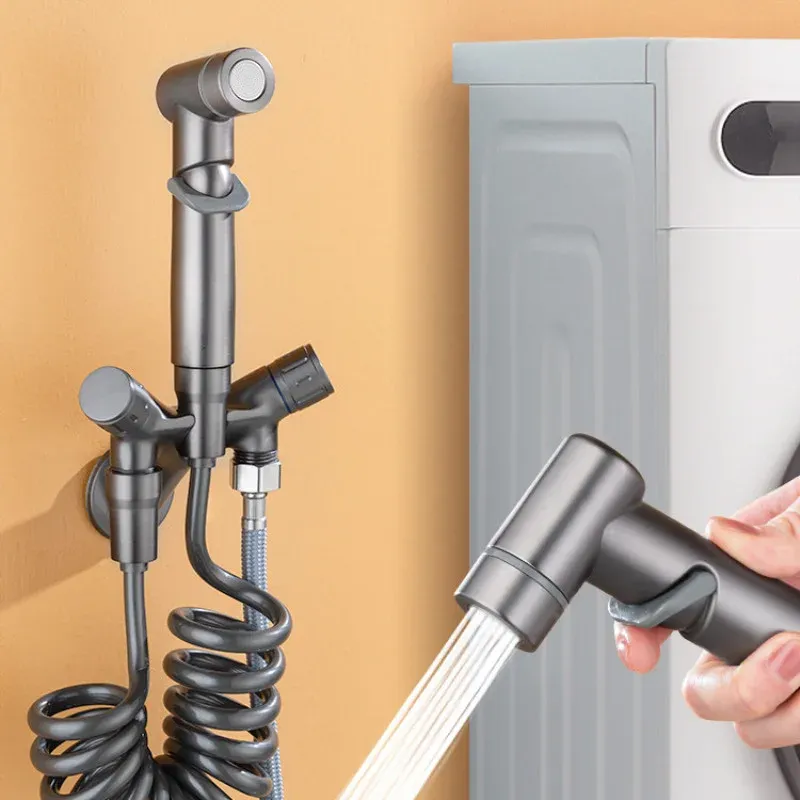 DHgate.com:Double Outlet Bidet Faucet Set: V-Shape Sprayer, Shower Head ...