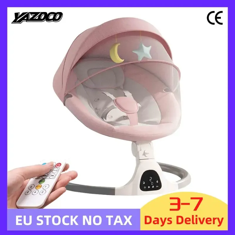 Luxury Infant Rocking Chair - Electric Swing Bed for Coaxing Baby to ...