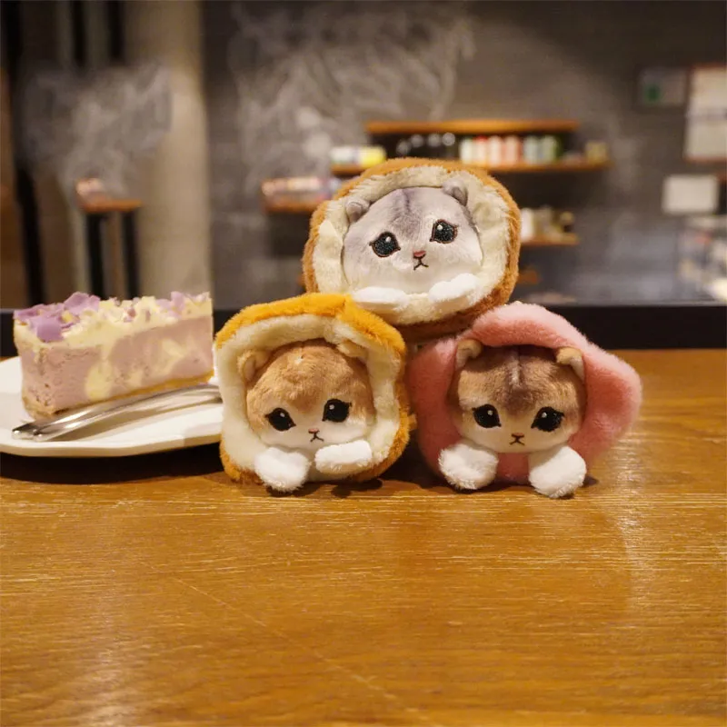 Japanese Plush Toys: Novelty Bread Shark Cat Plush Doll With ...