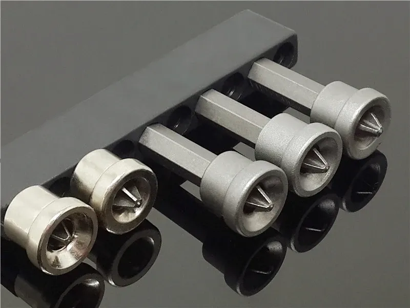 5-Piece Drywall Screwdriver Bit Set - Depth Stop, PH2 Hex Shank ...