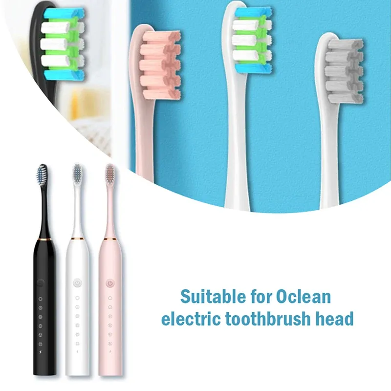 Upgraded Electric Toothbrush Heads Replacement for Oclean Models, Soft ...