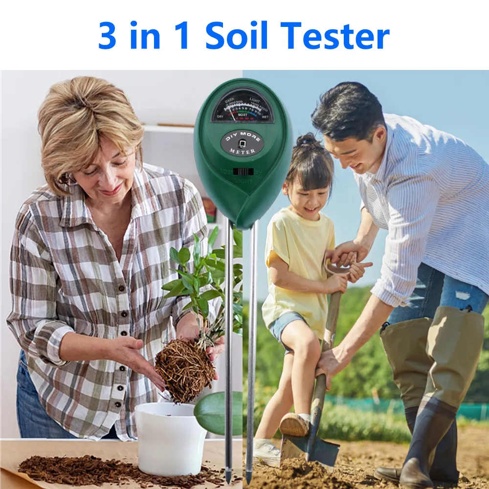 DHgate.com:3-in-1 Soil Moisture, Sunlight, & pH Meter: Accurate Water ...