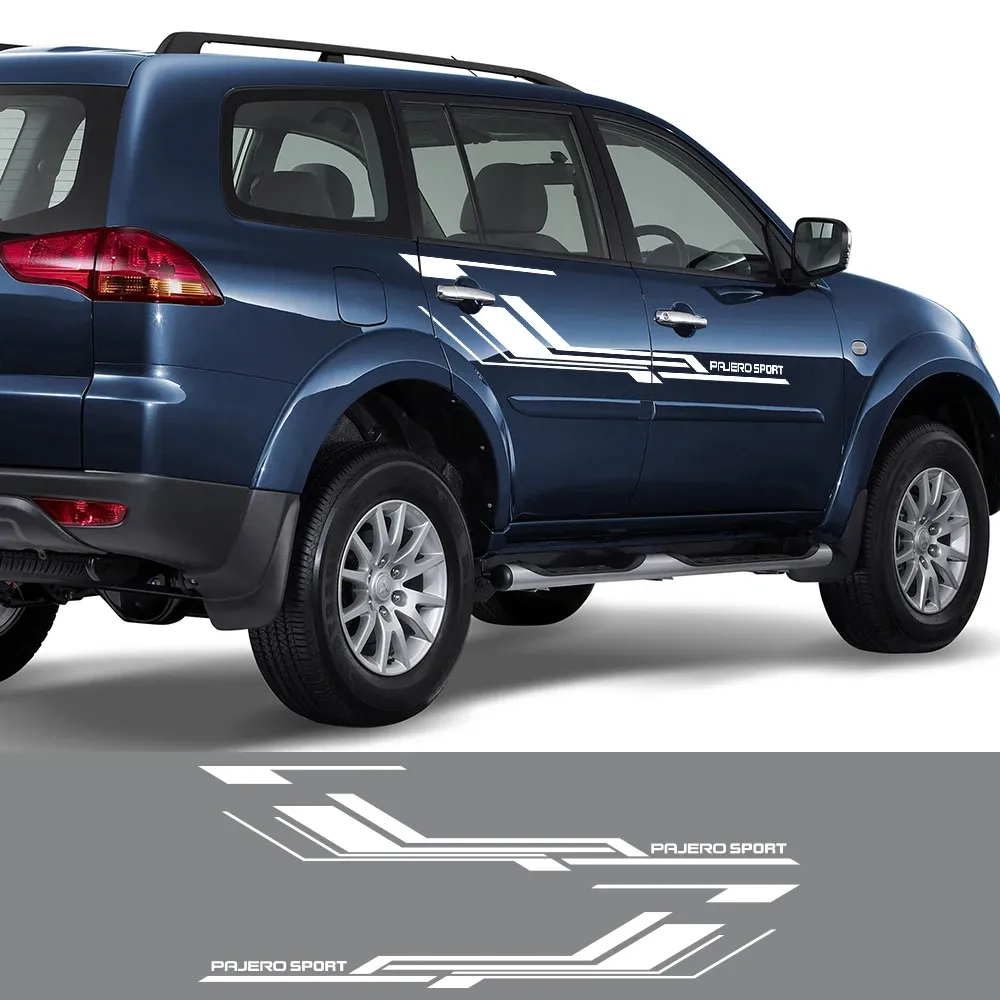 Car Door Side Stickers For Mitsubishi Pajero 1 4 MK2 TR4 V20 V33 V60 ...