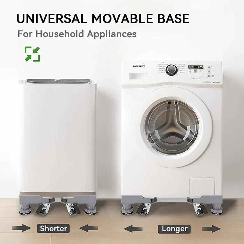 Adjustable Appliance Roller Base: Universal Moving Wheels for Washers ...
