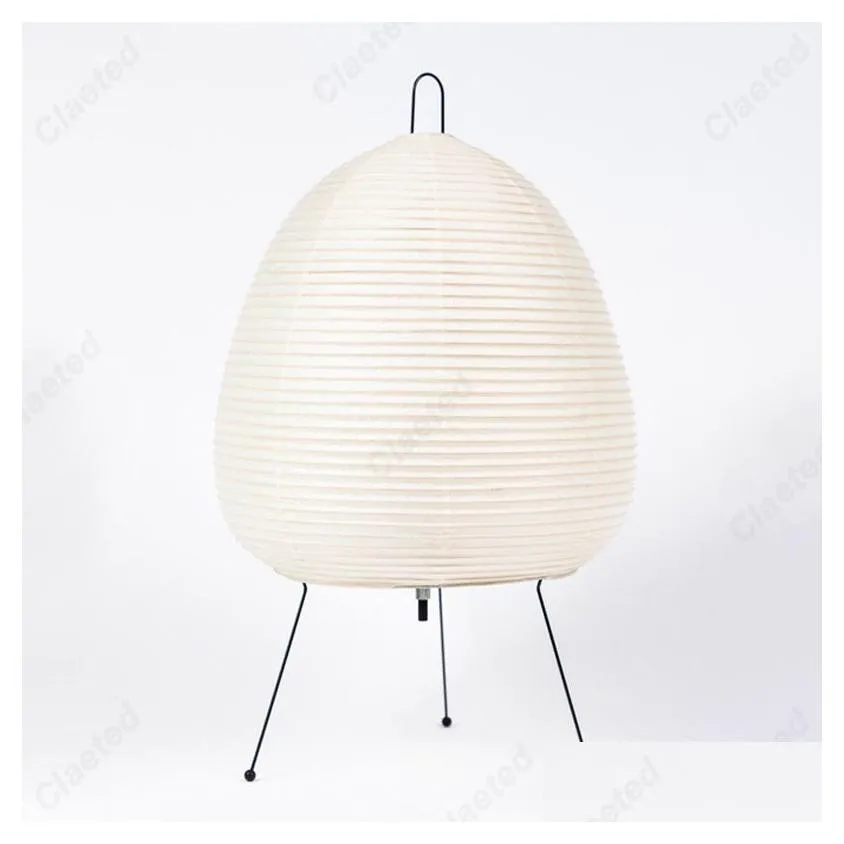 Japanese Design Akari Noguchi Yong Japanese Table Lamp Rice Paper ...