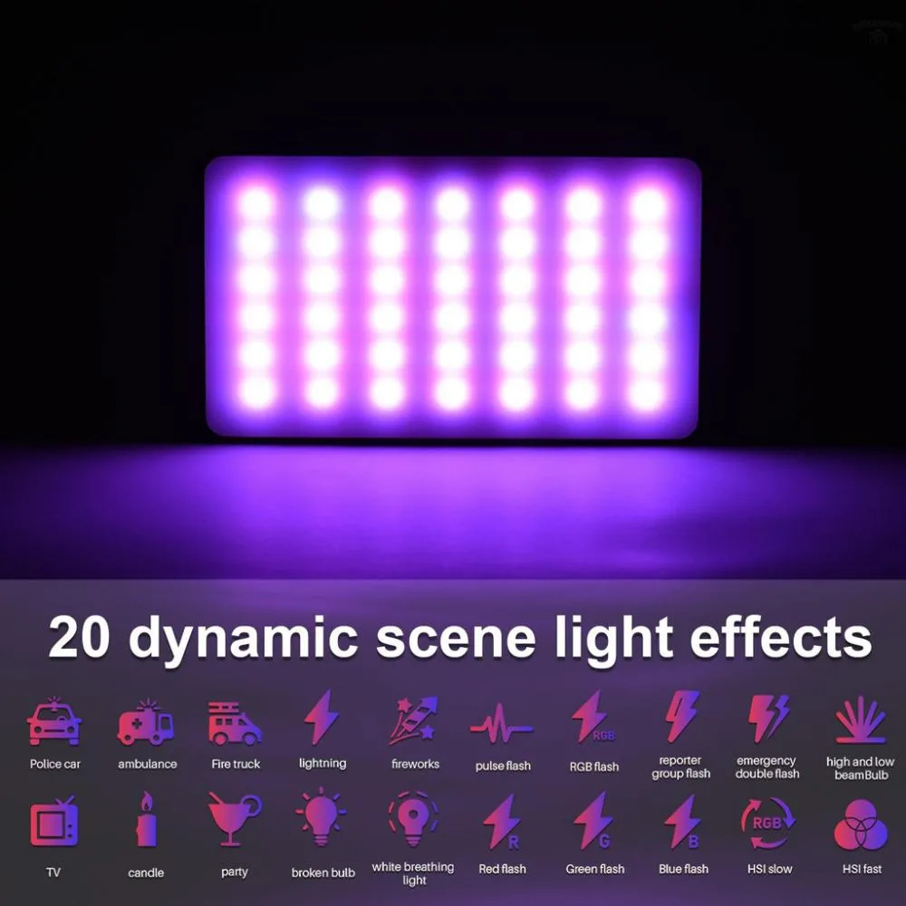 DHgate.com:Ulanzi Mini LED Video Light with Display Screen & Diffuser ...