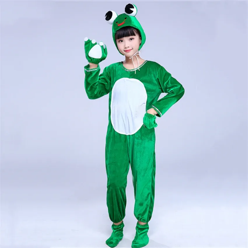 DHgate.com:Kids Green Frog Costume for Stage Performance, Halloween ...