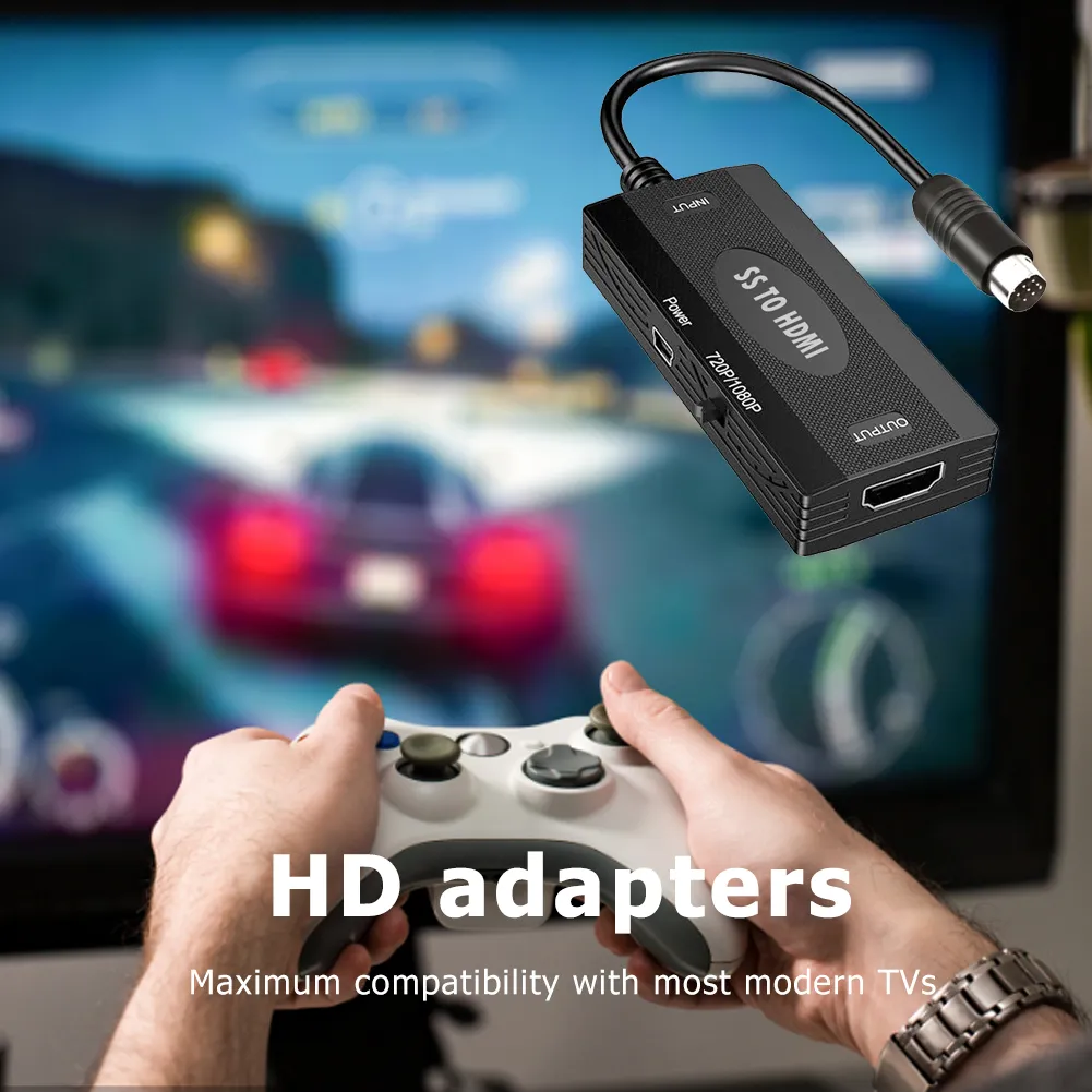 2024 Upgraded Sega Saturn to HDMI Adapter - HD Converter Kit with USB ...