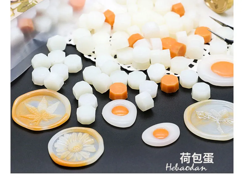 Mixed Color Retro Sealing Wax Beads for Wedding Invitations Scrapbook ...