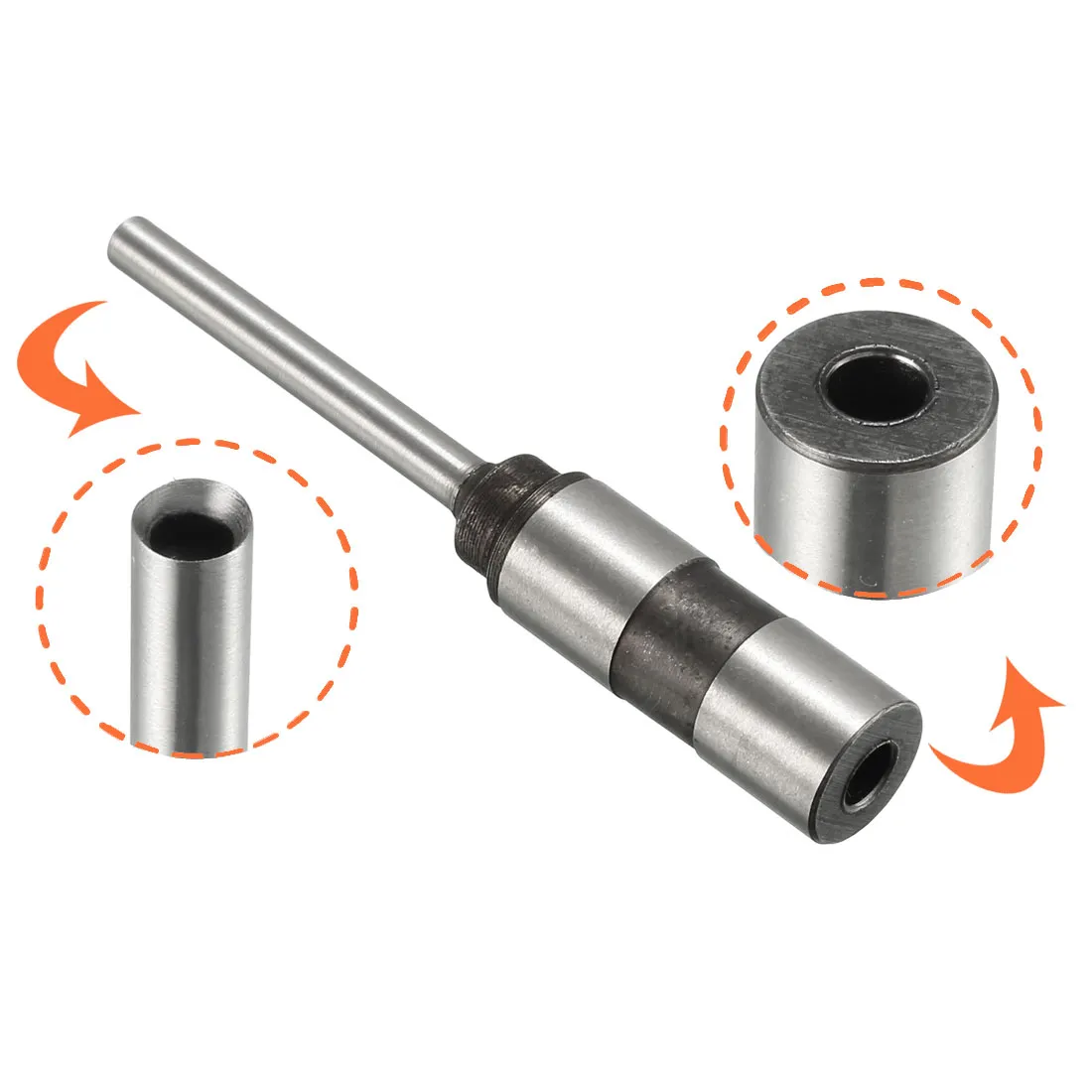 Hollow Paper Drill Bit Set - 2.5-8mm Punch Diameters, 11mm Straight ...