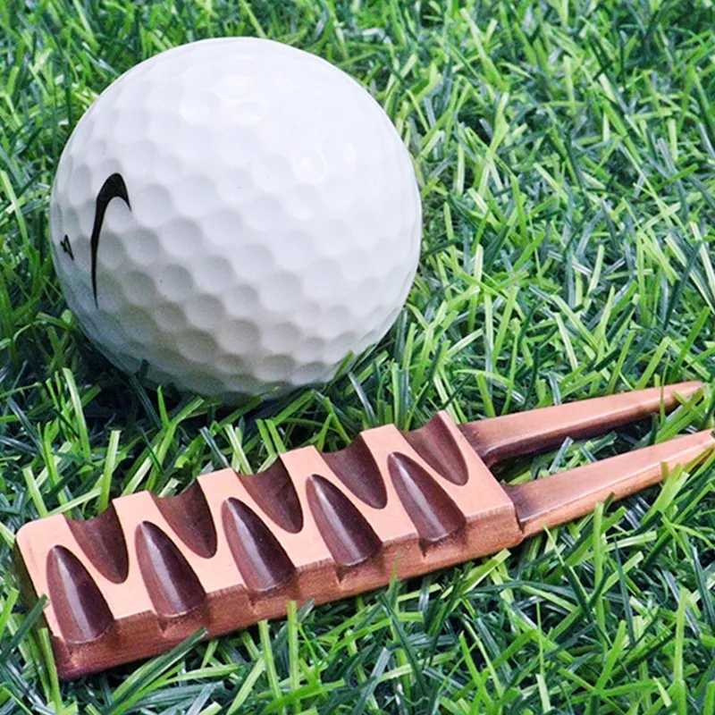 DHgate.com:Y1UC Golf Divot Repair Tool with Groove Cleaner, Green Fork ...