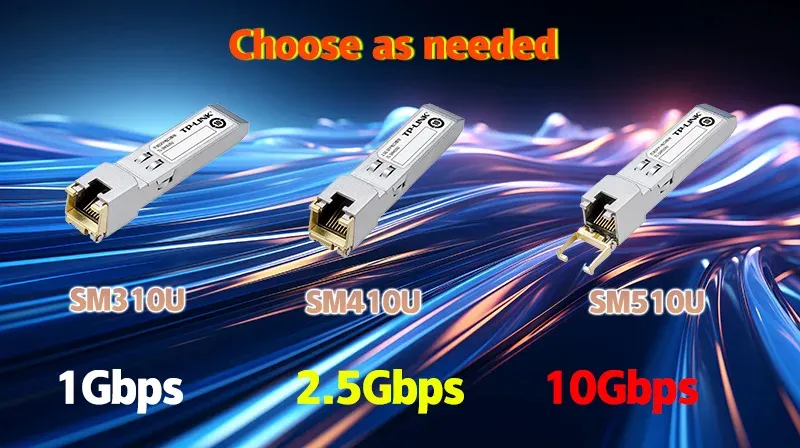 DHgate.com:TP-Link TL-SM410U 10G/2.5G SFP+ Electrical Port Module to 2.5G RJ45 Port for Network ...