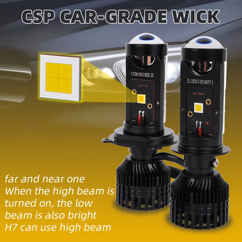 DHgate.com:Ultra Bright Y10 H4 H7 LED Headlight Bulbs, 120W 12000LM ...