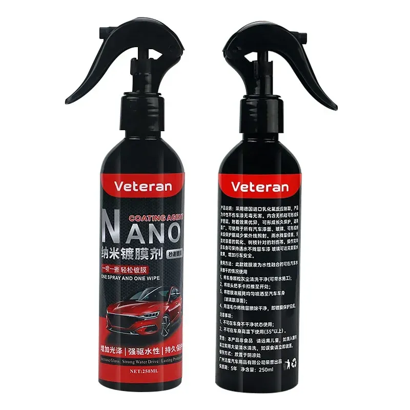 DHgate.com:250ml Nano Ceramic Coating Spray - 9H Hydrophobic Quick Coat Sealant, Car Paint Care ...