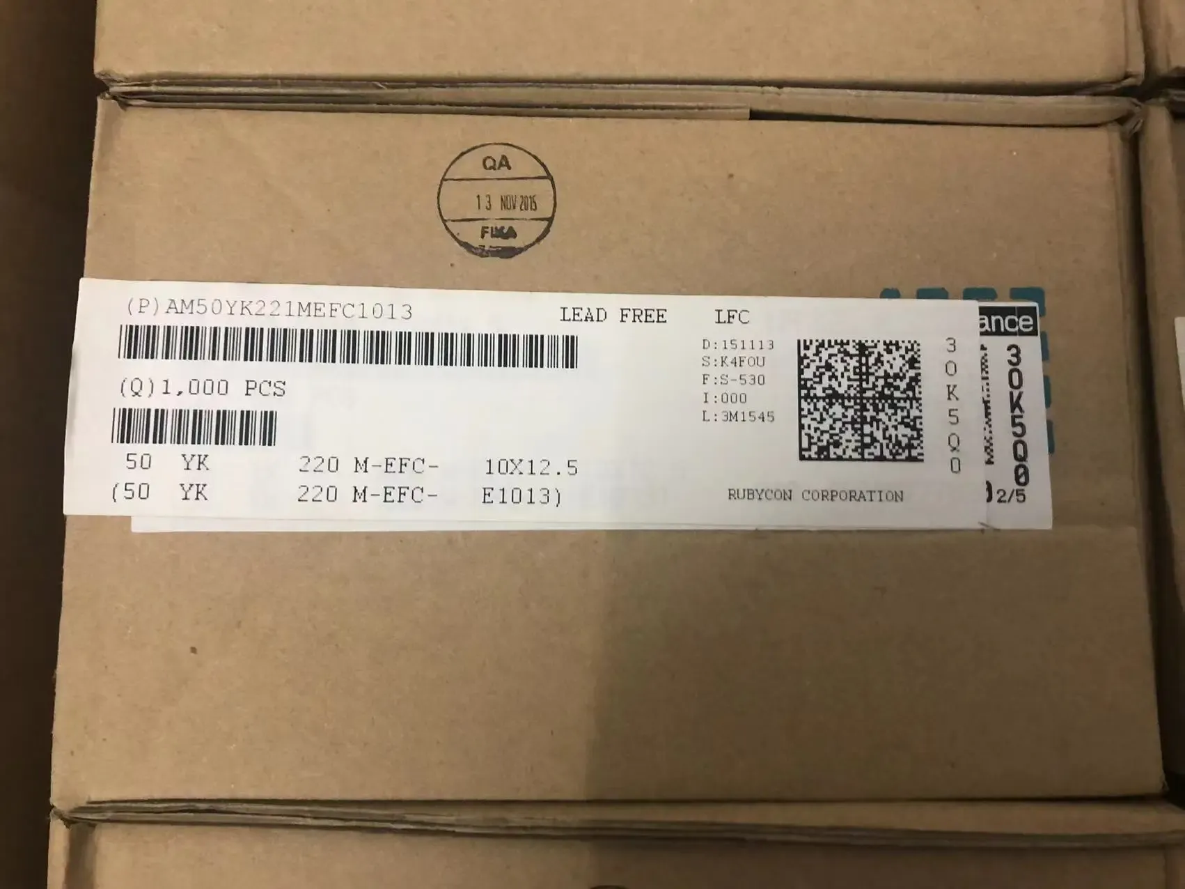 Capacitor Wizard: Japan RUBYCON YK Series 220uF 50V Aluminum Electrolytic Capacitor, 10x12.5mm ...