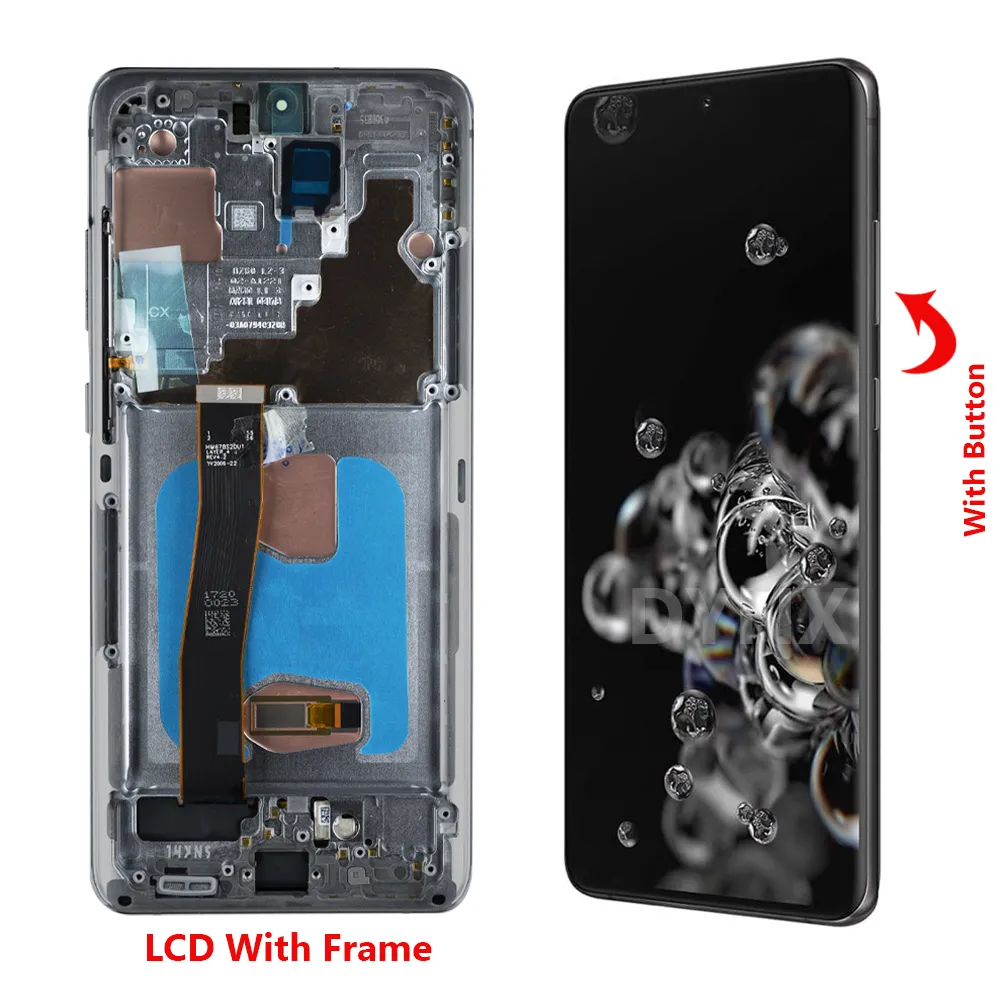 AAA+ OLED S20 Ultra Screen Replacement With Frame For Samsung Galaxy ...
