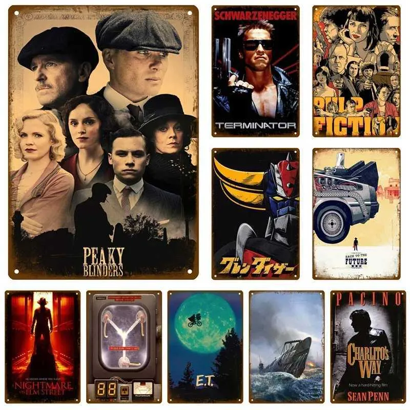 Retro Movies Metal Posters Vintage Tin Logo Wall... From Thousand_alley ...