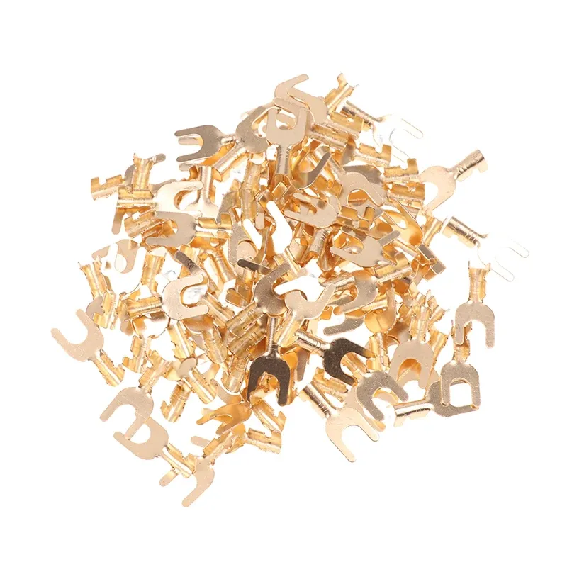 U-Shaped Brass Lug Fork Terminal insulation piercing connector for M3 ...