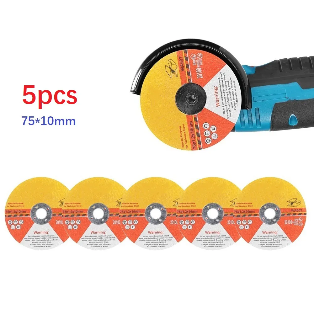 Angle Grinder Metal Cutting Discs: 75mm Ultra-Thin Resin Saw Blades for ...