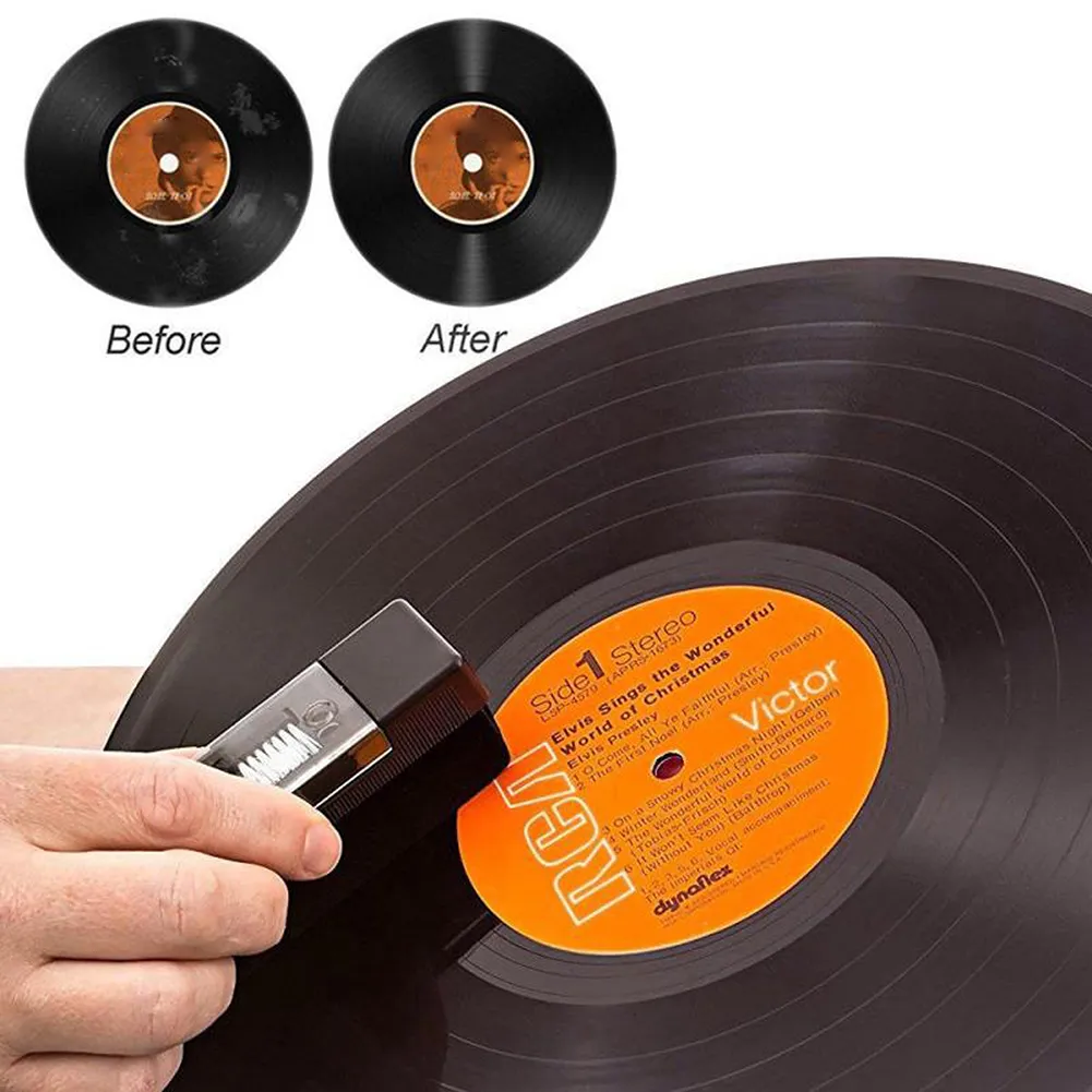 Vinyl Record Cleaning Brush Set - Anti Static Dust Remover for ...