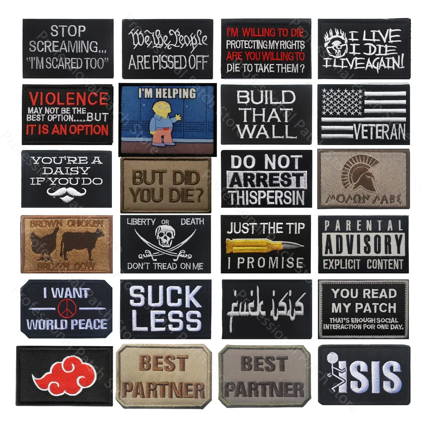 Velcro Military Patches