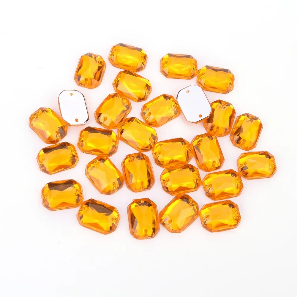 DHgate.com:10x14mm Glitter Crystal Sew-On Acrylic Rhinestones for DIY ...