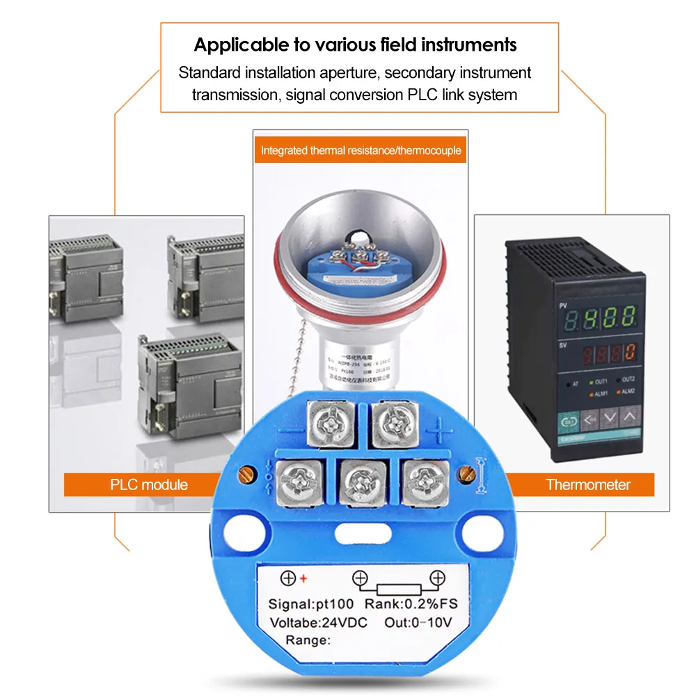 Wholesale RTD Pt100 Temperature Transmitter Hall Effect Current Sensor ...