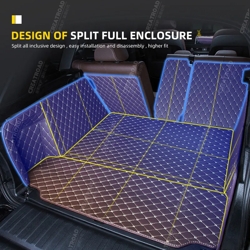 2024 Custom Fit Car Trunk Mat Cargo Liner - All-Weather Boot Floor Mats ...