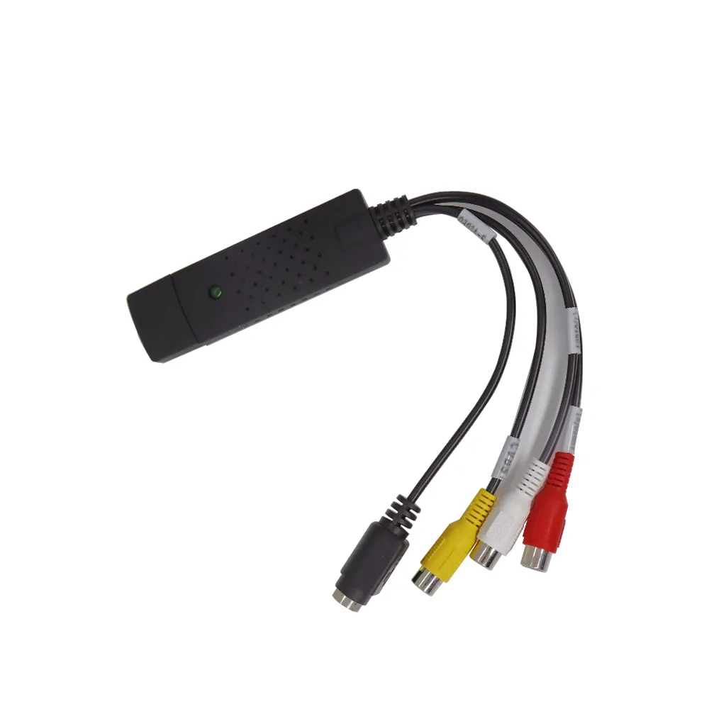 USB To RCA Video Adapter: Audio Video Capture Device For TV, DVD, VHS ...