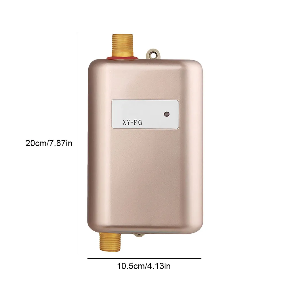 Electric Instant Water Heater: 3800W IPX4 Waterproof Tankless Hot Water ...