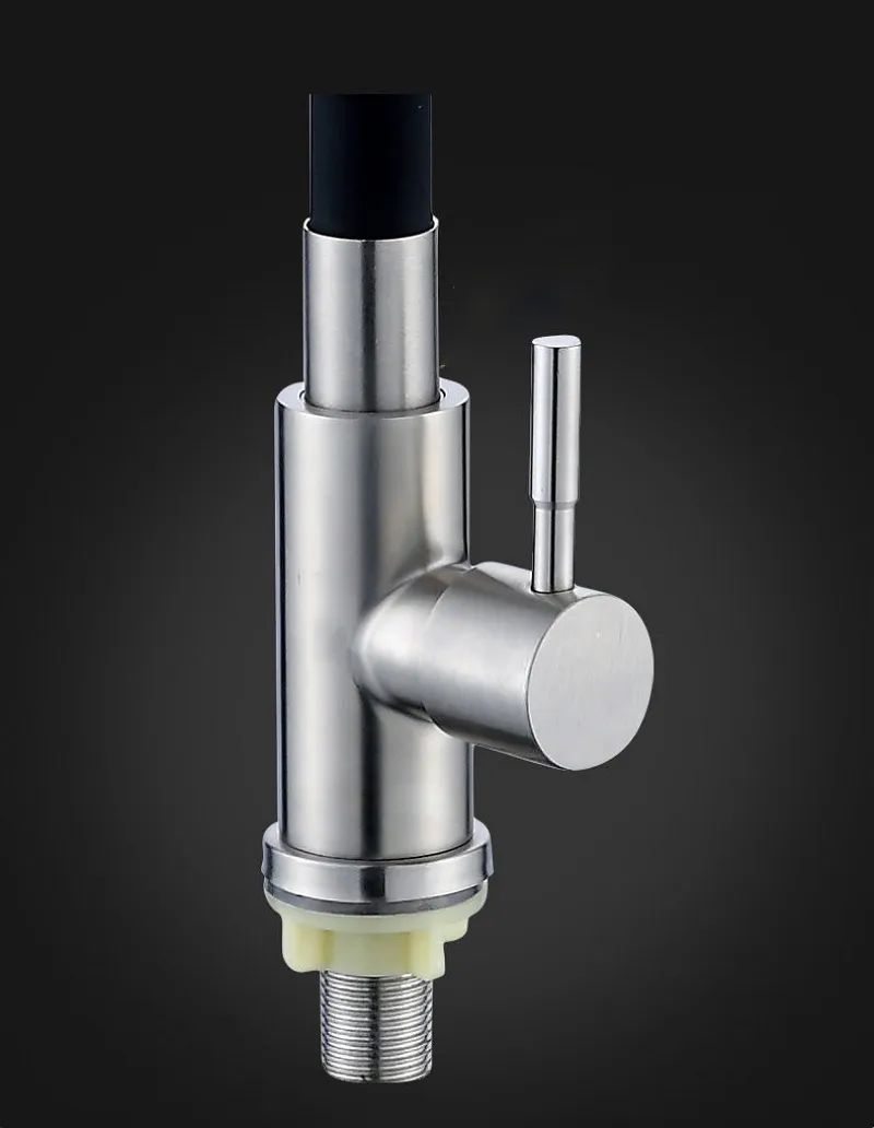 Rotating Flexible Neck Faucet - Colorful Single Cold Water Tap for ...
