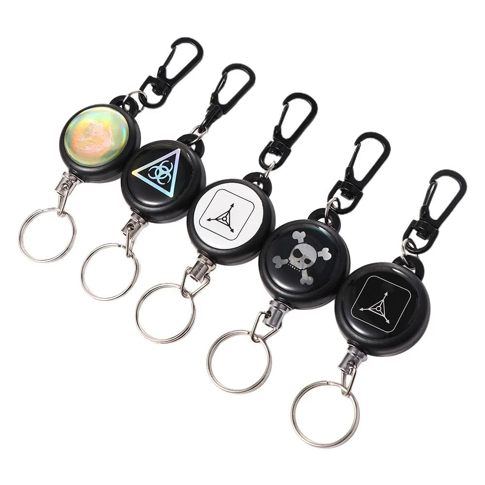 Retractable Key Chain Holder, Belt Key Chain Holder Heavy Duty Steel ...
