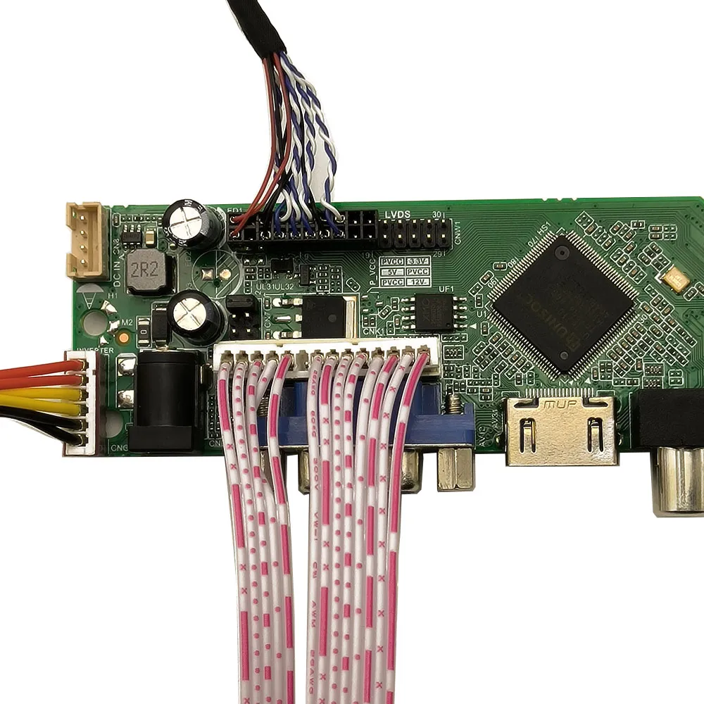 LCD LED Screen lcd panel controller board Driver Monitor Lvds 30 Pins ...