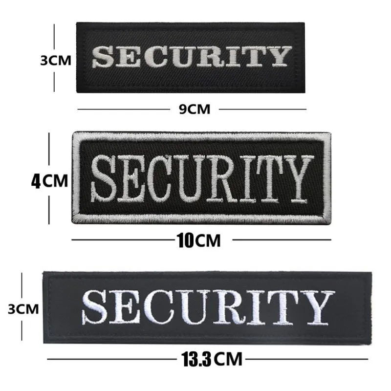 Security Embroidered Patches - Sheriff, Security Enforcement Agent ...