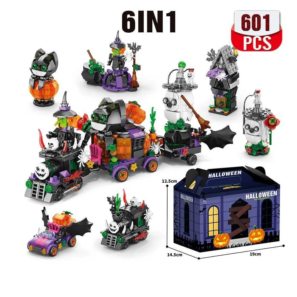 Halloween Haunted House & Ghost Train Building Blocks Set - Best Seller ...