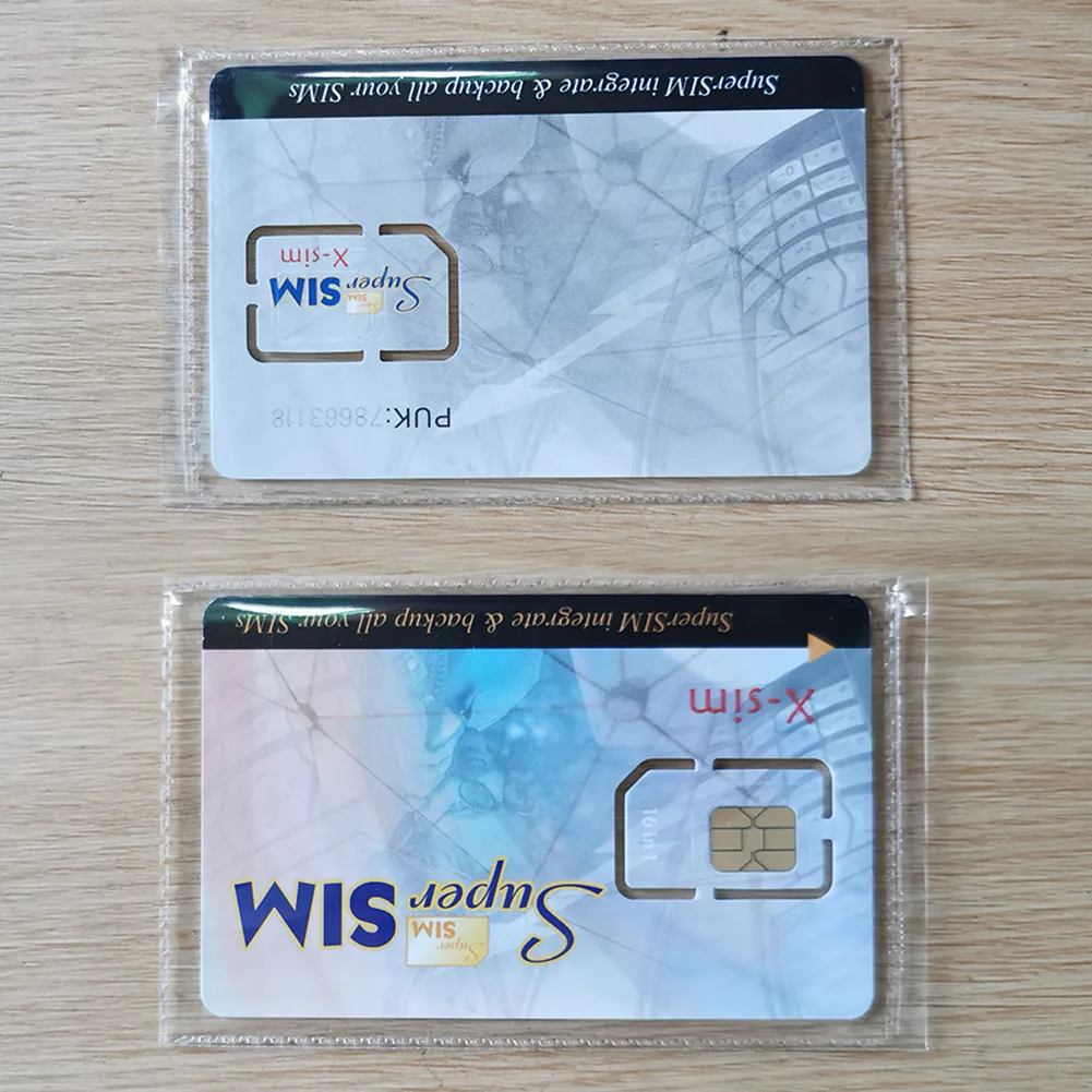16-in-1 Max SIM Card Super Card Cell Phone Backup Cellphone Accessory ...