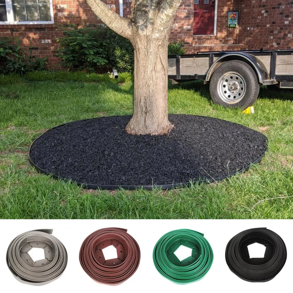 Eco Friendly Plastic Lawn Edge Fence L Shaped Landscape Edging Barrier ...