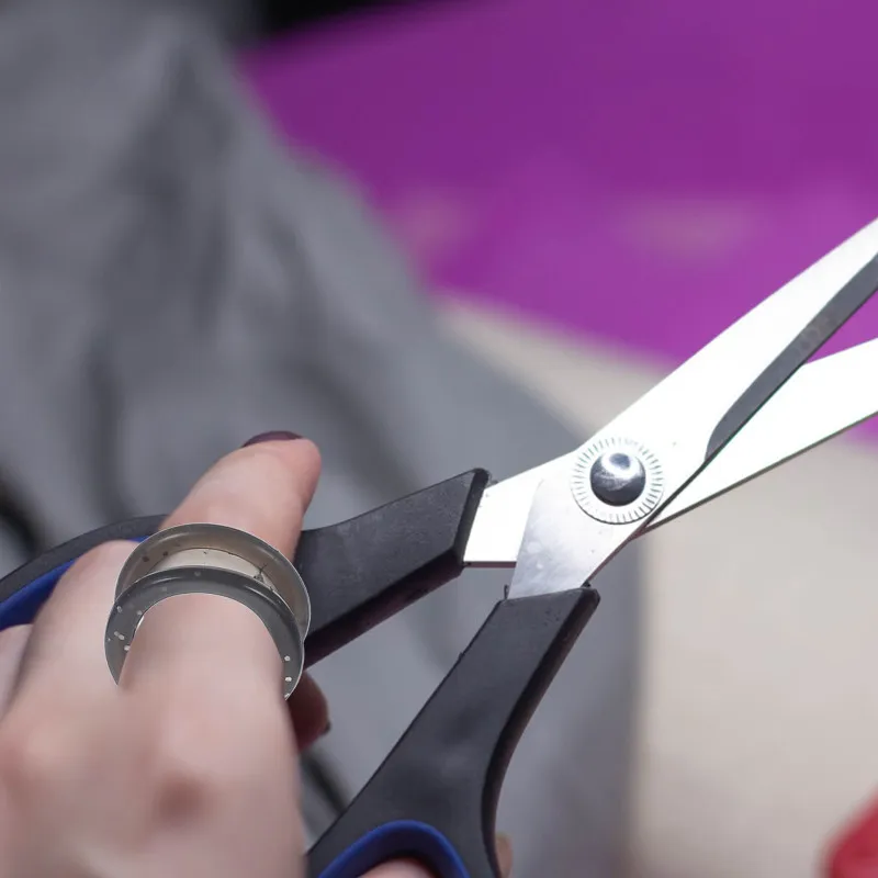 Green Silicone Scissors Rings: Anti-Skid Finger Grips, Professional ...