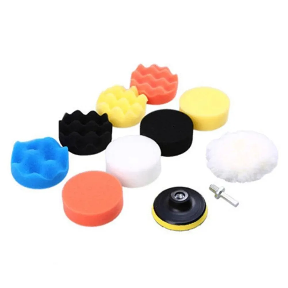 3in 80mm Car Polishing Pad Sponge Wool Wheel Buffing Kit for Car ...
